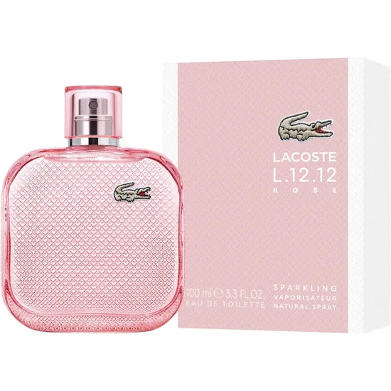 PERFUME LACOSTE L.12.12 ROSE SPARKLING EDT 100ML-FEMENINO - Carvaz ...