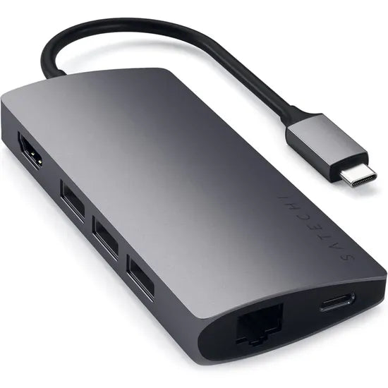 HUB USB-C 8-IN-1 SATECHI MULTIPORT ST-TCMA2M USB-C/USB-A/HDMI 4K ...